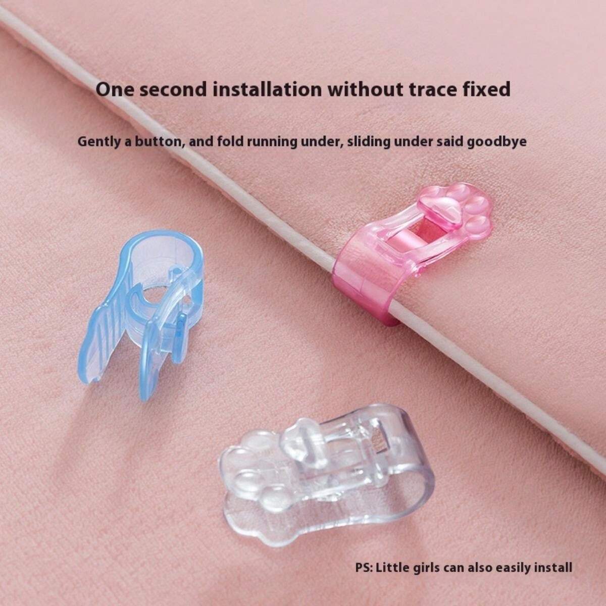 Simple Household Quilt Fixer Clip Set, Portable Needle-Free, Safe, Anti ...