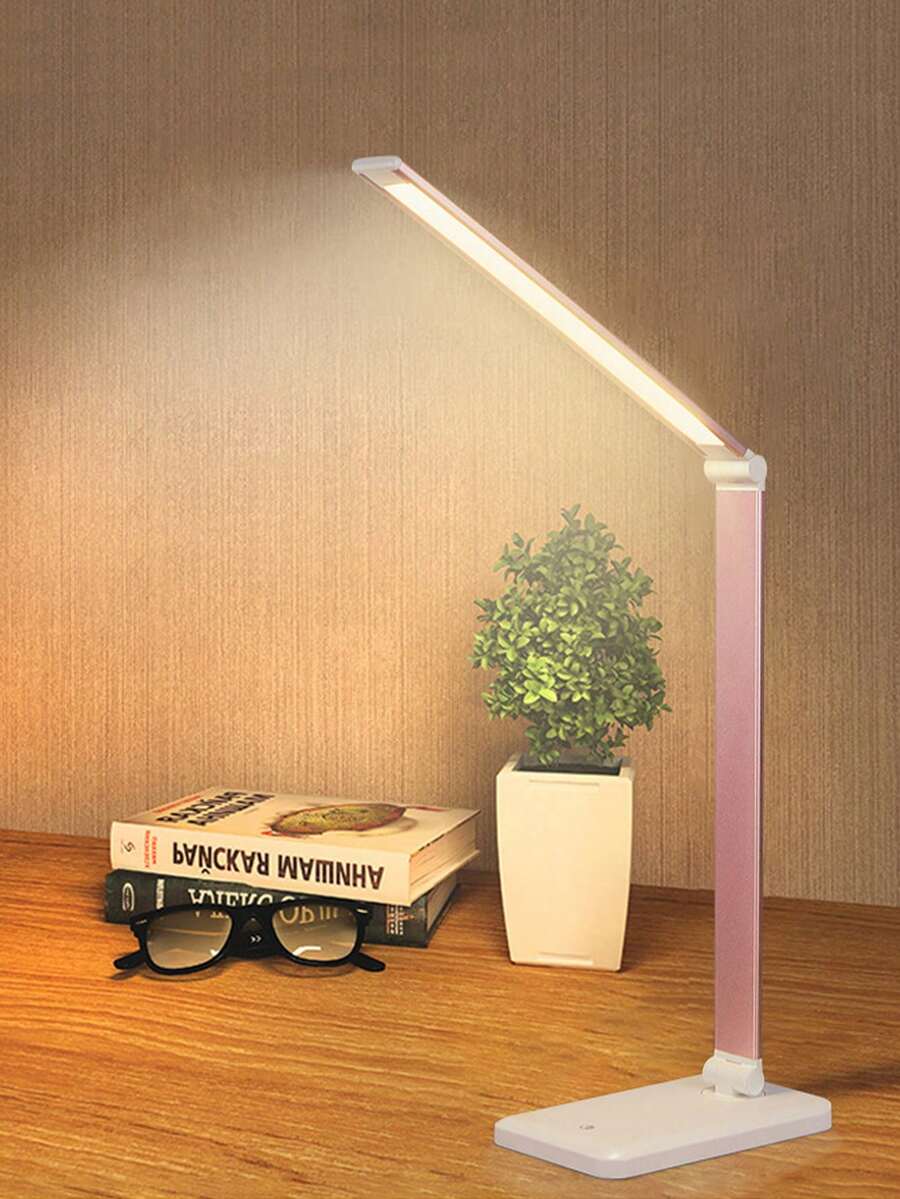 Touch-Sensitive LED Desk Lamp, 3-Level Dimmable Eye-Caring Reading ...