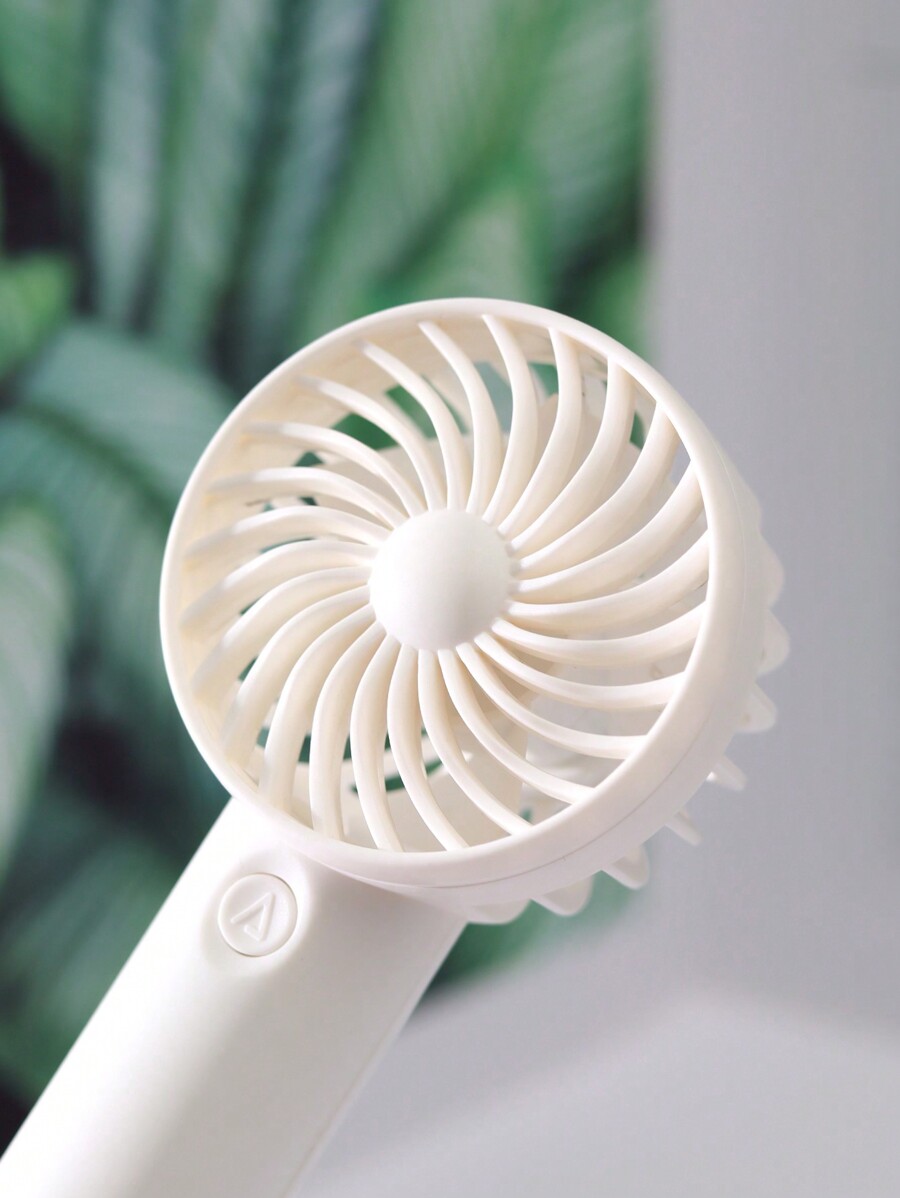 1pc 500mAh Rechargeable Lithium Battery Portable Handheld Mini Fan With ...