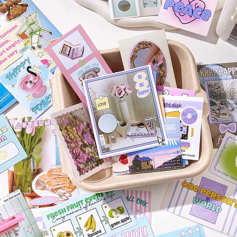 Time And Space Mail Series - Sticker Pack Korean Creative Journal ...