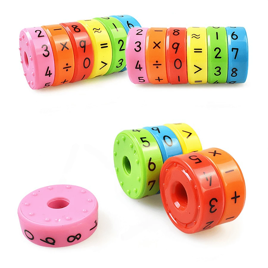 Children\ Arithmetic Practice Toy, Math Cube For Addition, Subtraction ...