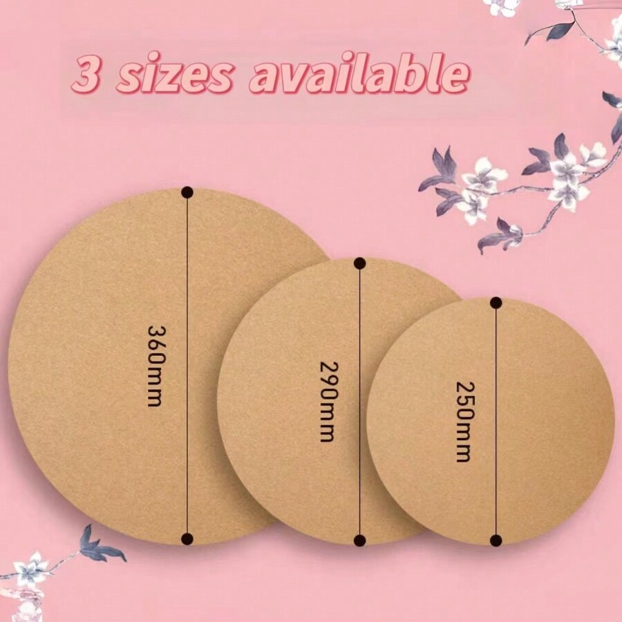 20 Pieces Of 250g Round Kraft Cardstock White Cardstock Black Cardstock ...