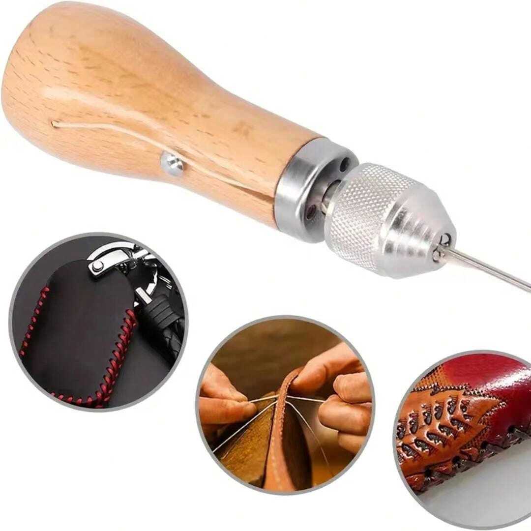 1pc Sewing Awl Kit Portable Leather Sewing Awl Kit Including Handheld ...