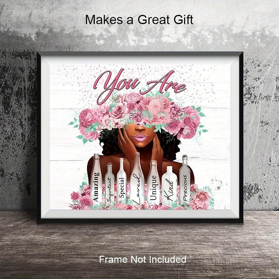 African American Wall Art - Christian Gifts For Women, , - Inspiration Black Art - Spiritual ...
