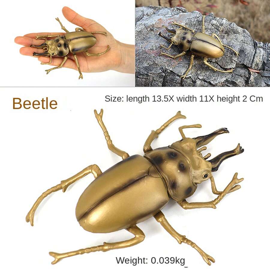 Realistic Large PVC Simulation Cute Insect Animal Toy Children Gift Set ...