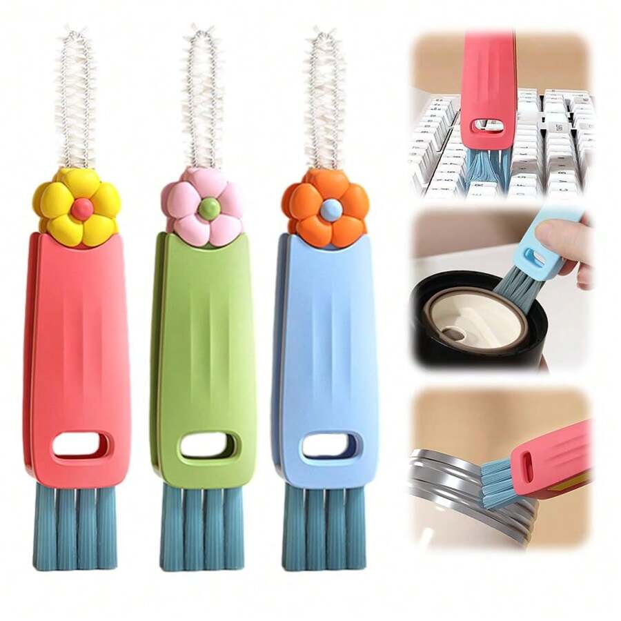 3 In 1 Cup Lid Cleaning Brush, 2024 New Crevice Cleaning Brush For ... 3 In 1 Cup Lid Cleaning Brush, 2024 New Crevice Cleaning Brush For ...