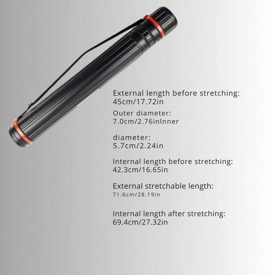 1 Piece Poster Tube, Small Poster Tube With Adjustable Strap, Art, And ...