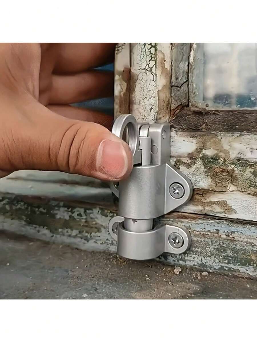 1pc Easy-Install Spring Bounce Door Bolt - Secure & Self-Closing Lock ...