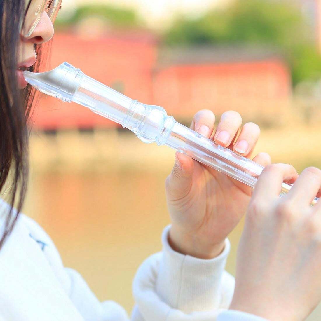 8-Hole Vertical Flute In Black Or Transparent G Key ABS Vertical Flute ...