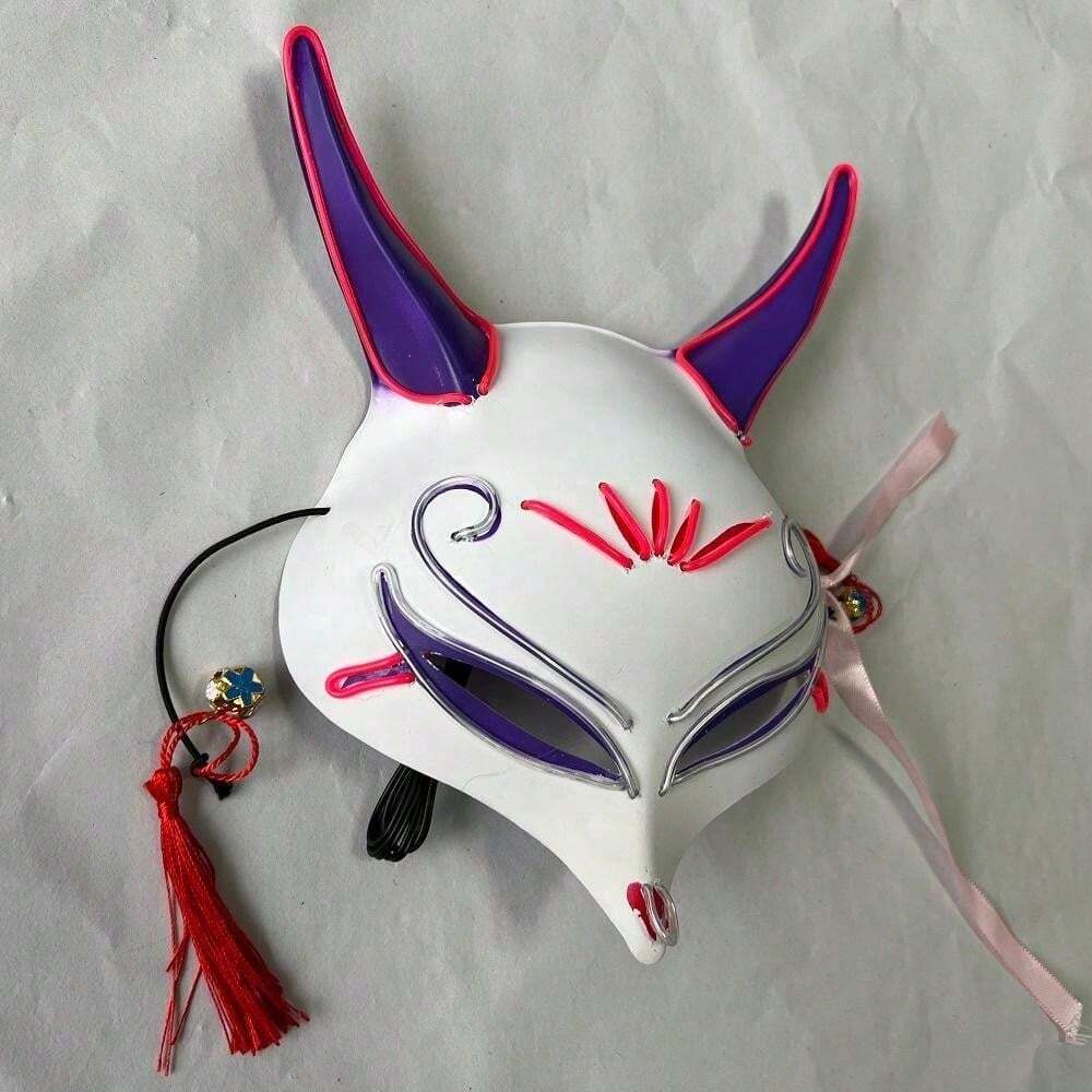 New Nine-Tailed Fox Han Dynasty Style Mask, Anime Fox Mask, Glow In The ...