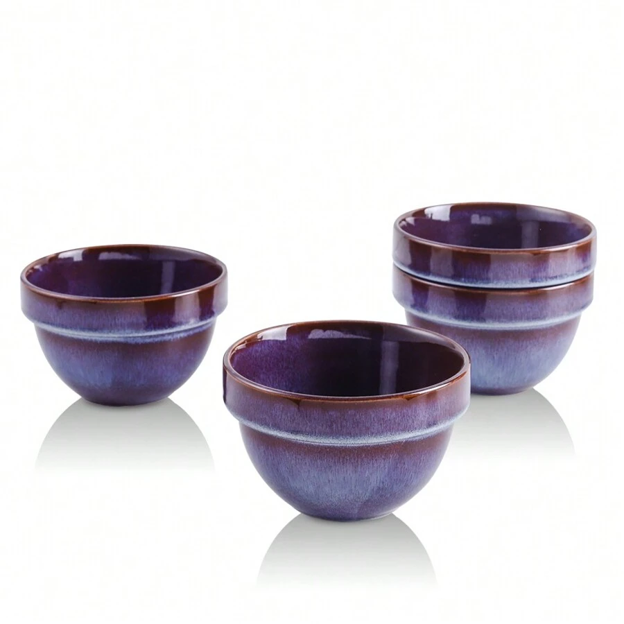 KOOV Porcelain Deep Soup Bowls Set, 26 Ounce Cereal Bowls Set For ...