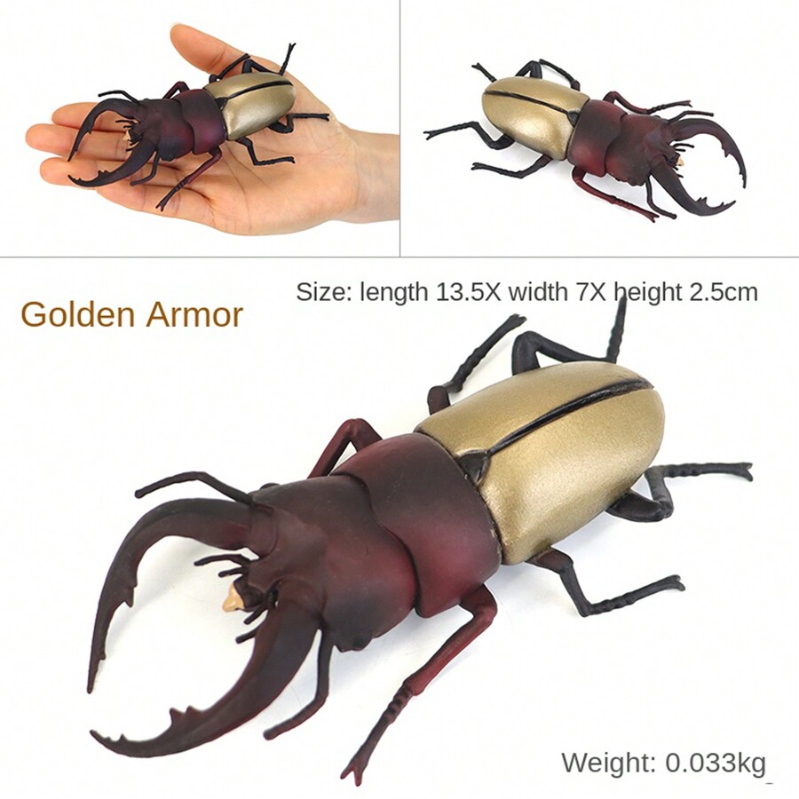 Realistic Large PVC Simulation Cute Insect Animal Toy Children Gift Set ...