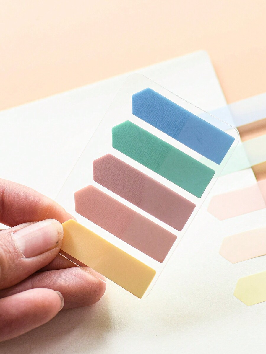 100 Sheets 1 Style European Retro Arrow-Shaped PET Sticky Notes For ...