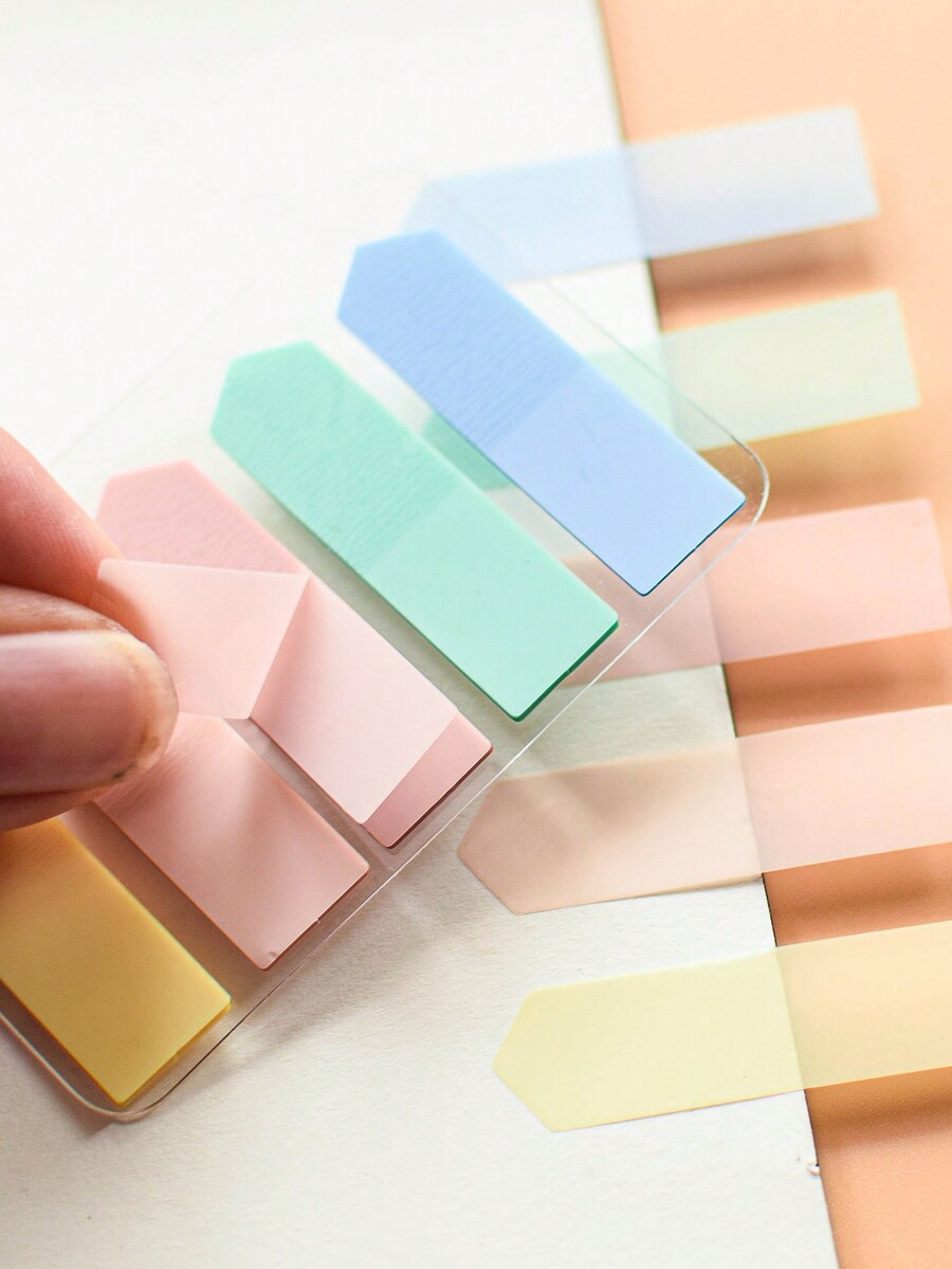 100 Sheets 1 Style European Retro Arrow-Shaped PET Sticky Notes For ...