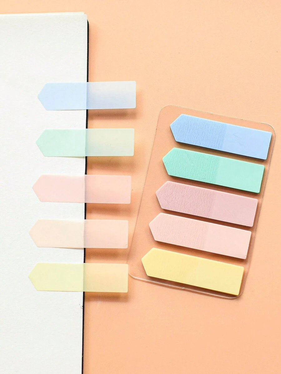 100 Sheets 1 Style European Retro Arrow-Shaped PET Sticky Notes For ...