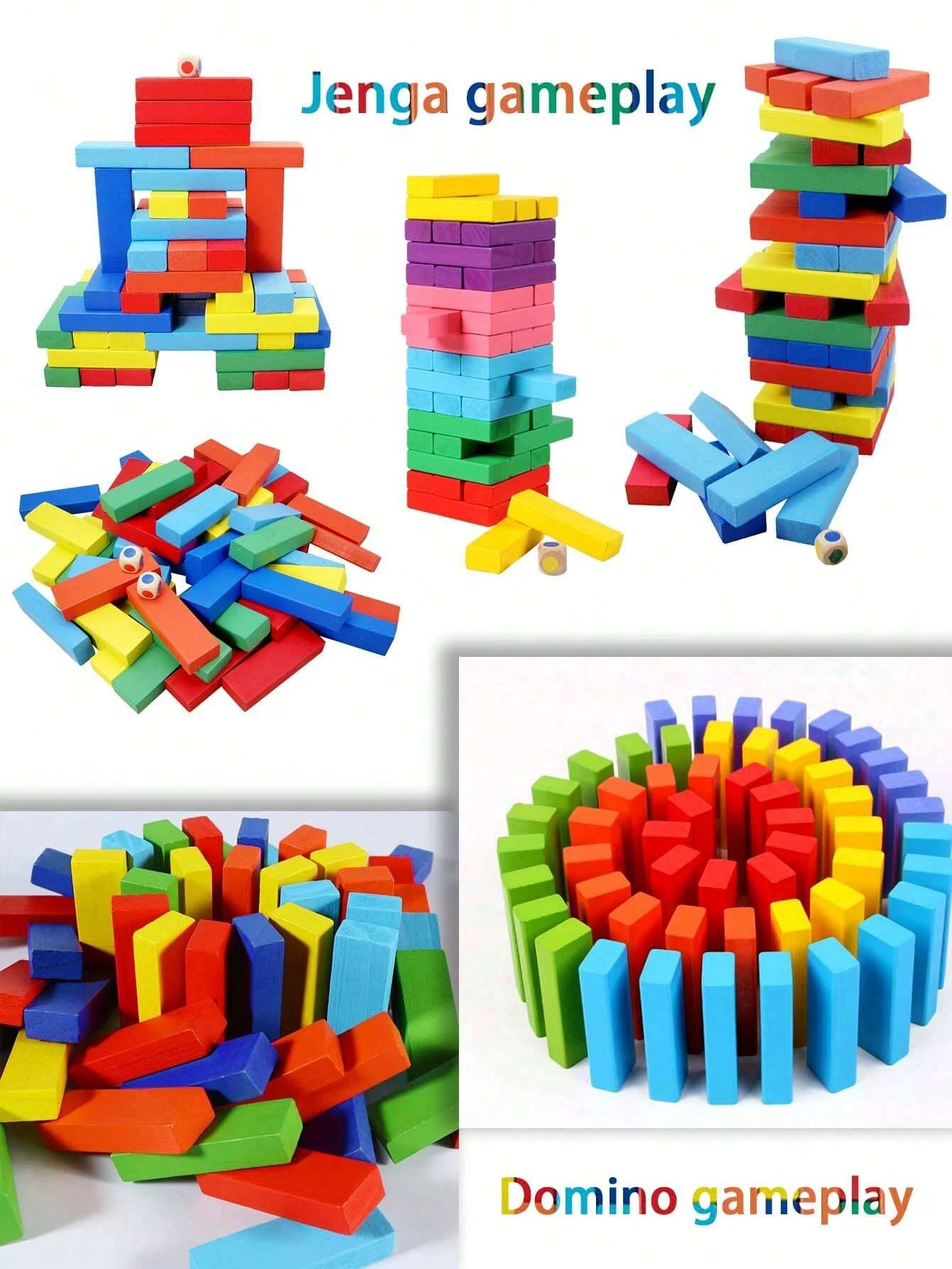 1 Set Balancing Stacking Board Game For Adults And Kids, Building Block ...