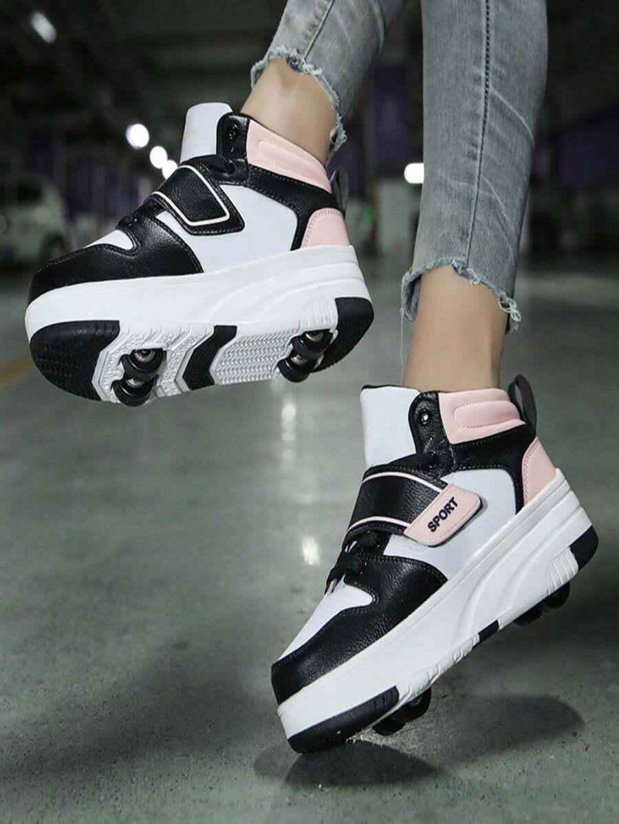 8-Wheel Removable Roller Skates For Men And Women Detachable ...