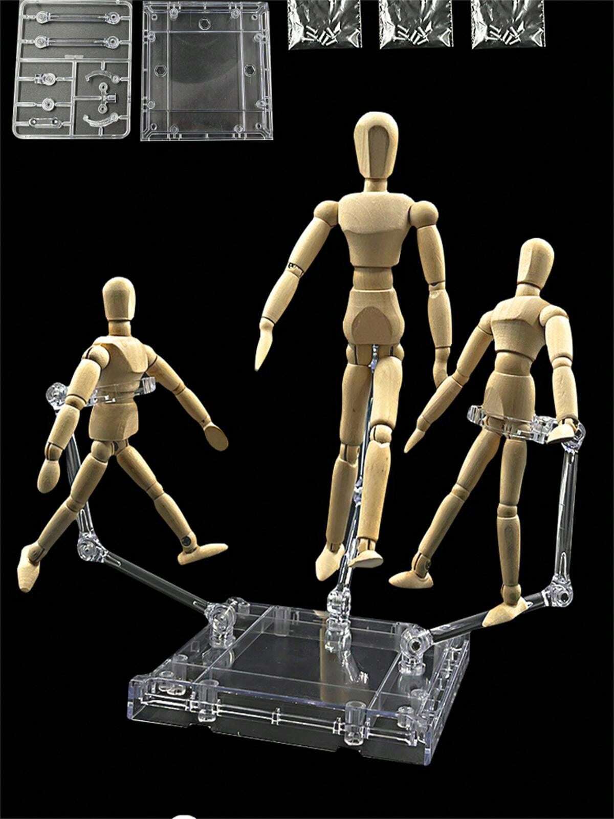 1 Set Multi-Head Display Stand For 1/144 Model, Action Figure, Statue ...