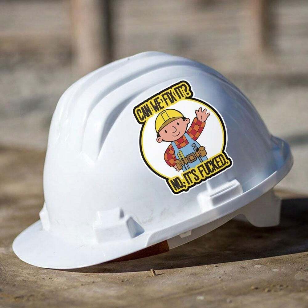 3pcs Can We Fix It Funny Stickers , 2/3/5inch Available Size Fun Meme ...