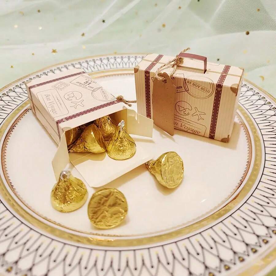 Set Of 5 Mini Suitcase Gift Boxes - Perfect Choice For Festival And ...