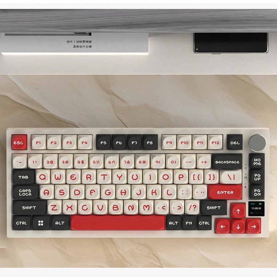 NACODEX Teclado Ultra Silencioso NACODEX-RGB Lights Music Rhythm com ...