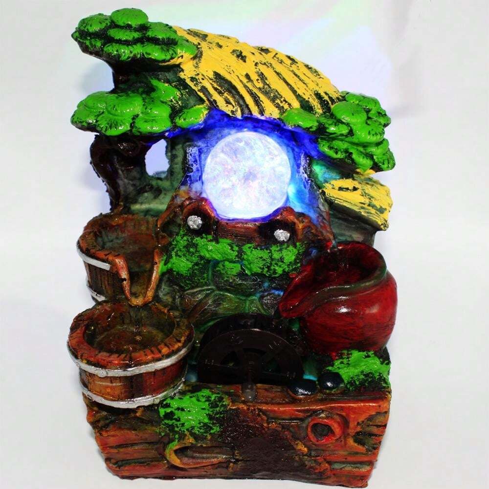 1 set Ornamento decorativo de rocalla para fuente de interior con ...