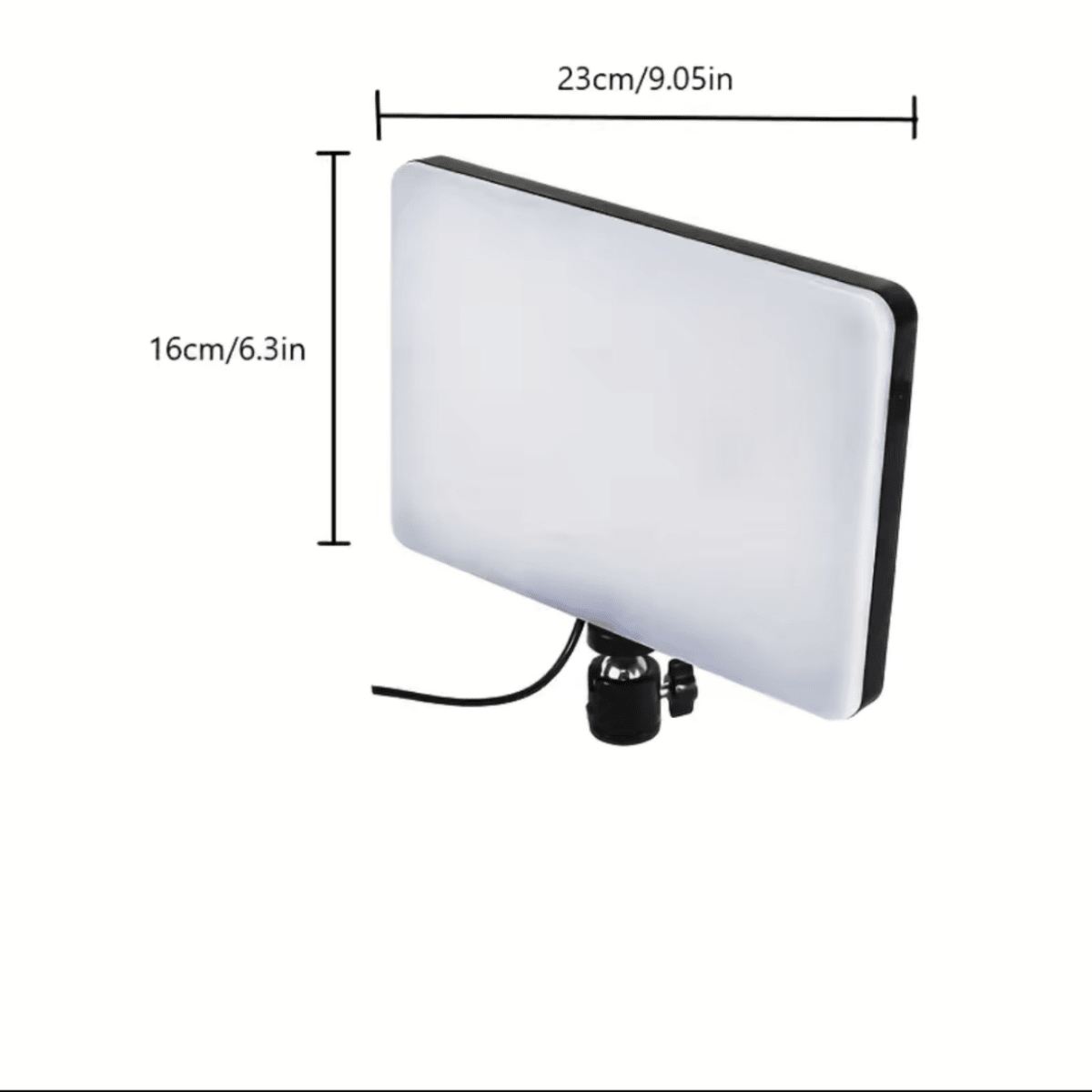 1pc 10in LED Video Light Photography Selfie Dimmable Panel Lighting ...