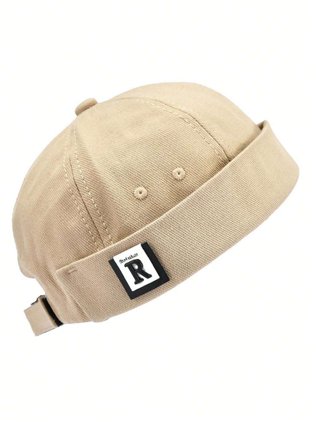 Round Top Unisex Fedora Hat Retro Sailor Hat Gourd Brimless Cap Trendy ...