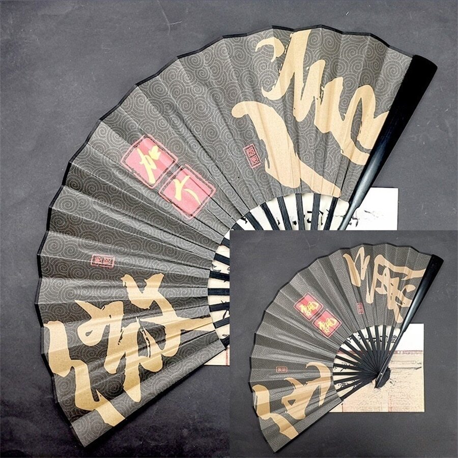 Bamboo Rave Fan, Chinese Style Wine Bar Club Dance Fan, Summer Cooling ...