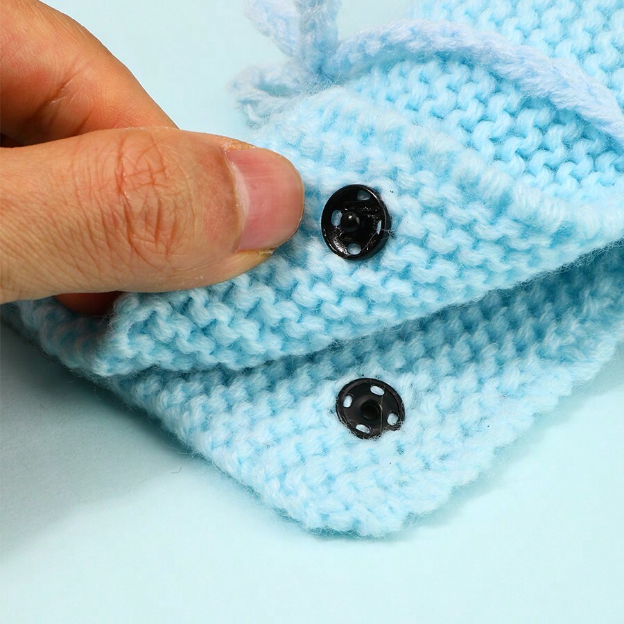 50 Pcs 10mm Metal Invisible Snap Buttons For All Types Of Clothing ...