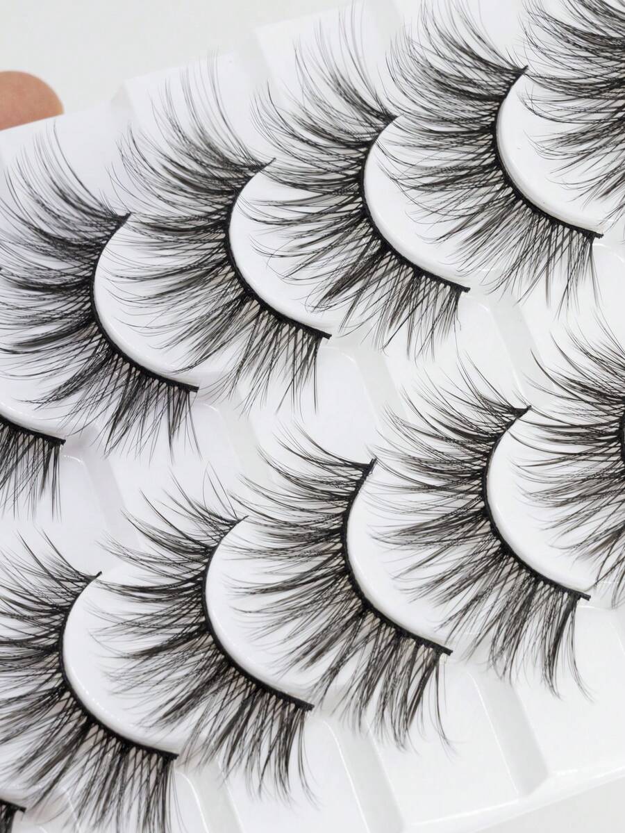 New 8 Pairs Of Natural Mixed Ultra-Long 3D Fake Eyelashes Makeup, Fake ...