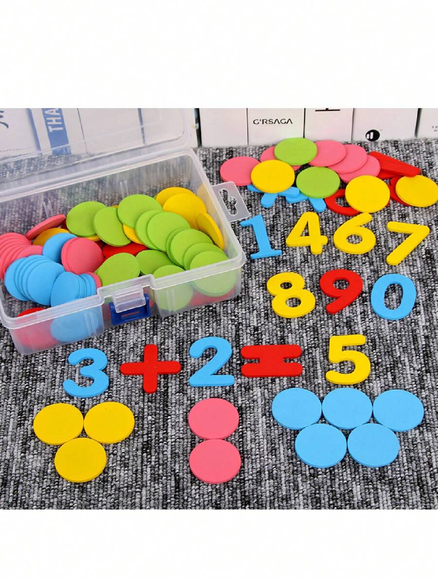 Un juego de fichas circulares para enseñar matemáticas, empaquetado y ...