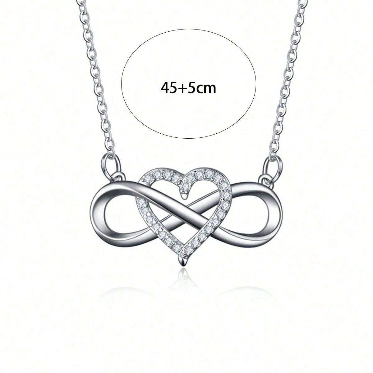 Fashion Romantic Copper Zirconium Infinity Symbol I Love You Mom ...