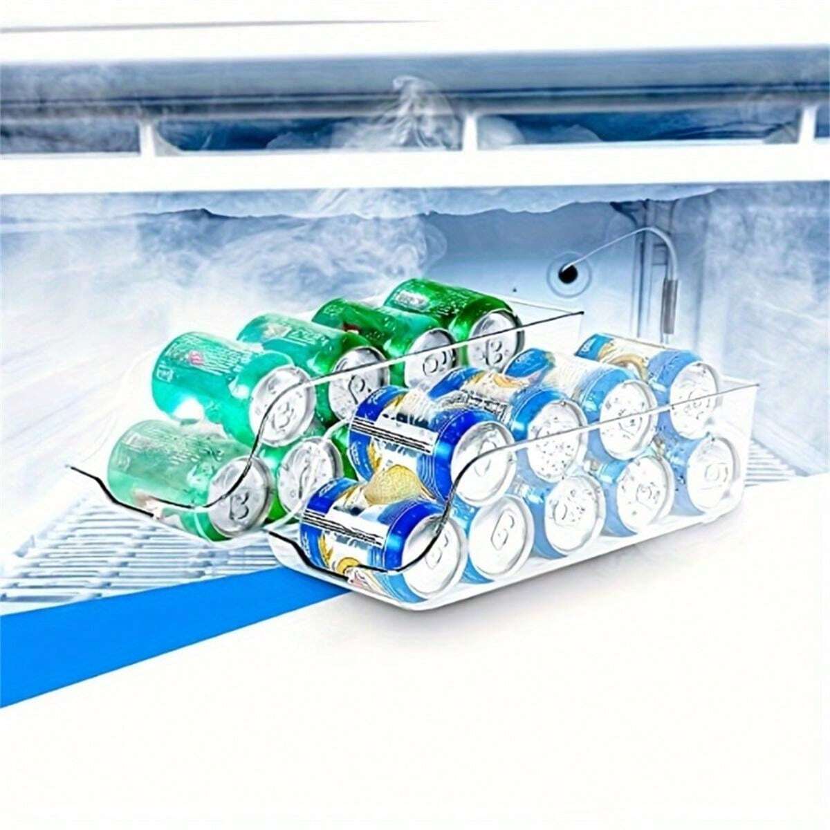 1pc Can Stacking Storage Rack, Home Kitchen Refrigerator Beverage Can ...