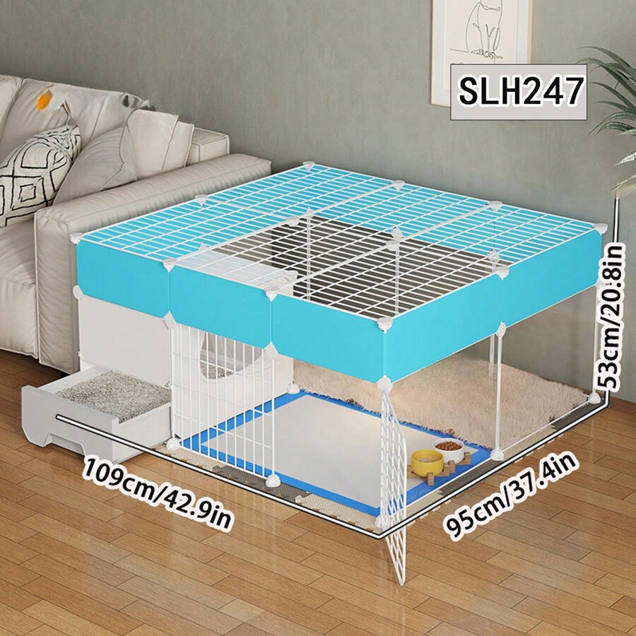 Short Hair Calico Cat Nest For Cat Birthing Room With Toilet Area, All ...
