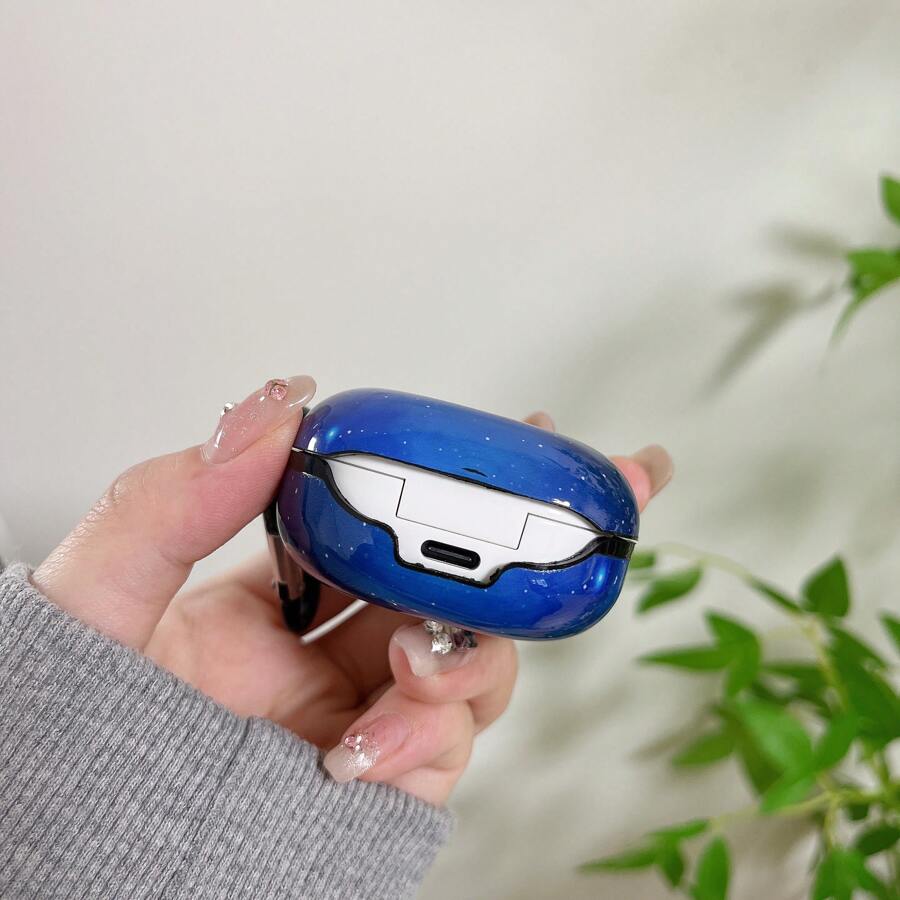 Starry Sky Pattern TPU Earbuds Case Fit Designed Compatible With ...