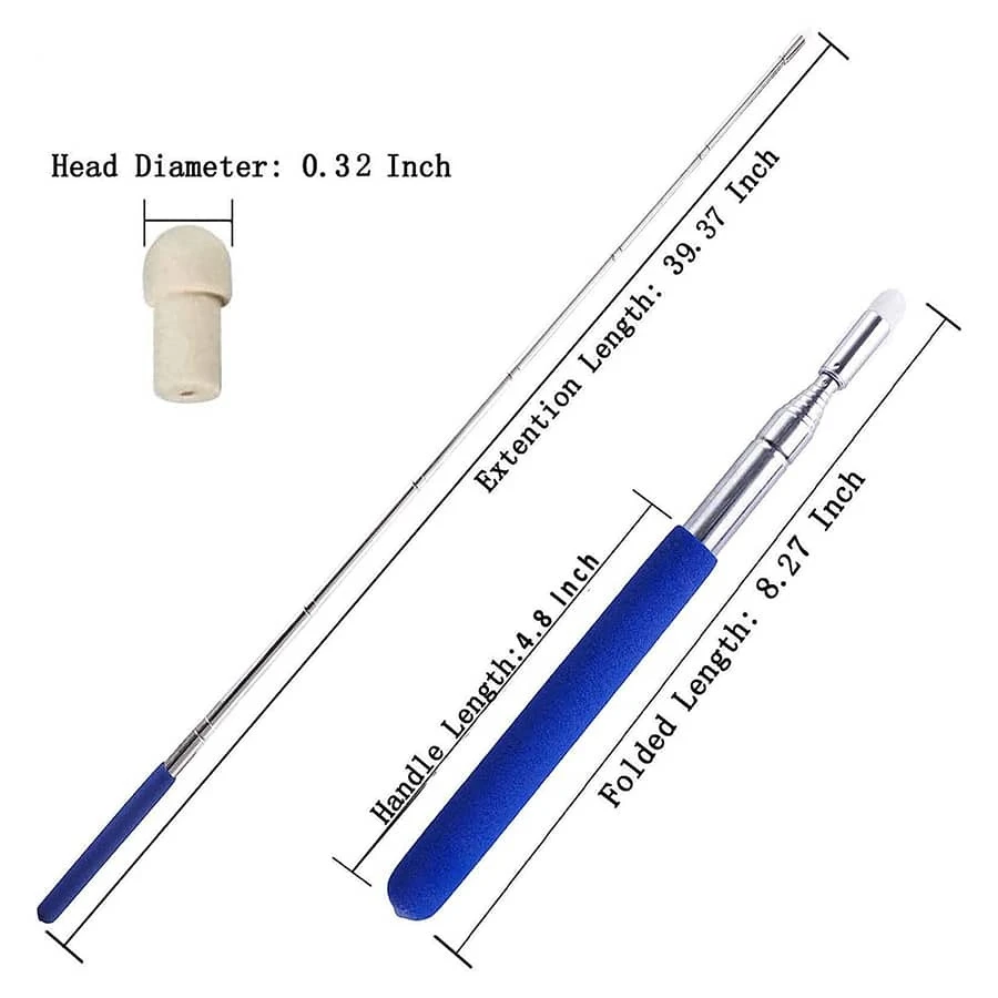 Telescopic Teacher Pointer Classroom Teaching Pointer Stick Metal Handheld Extendable Pointer