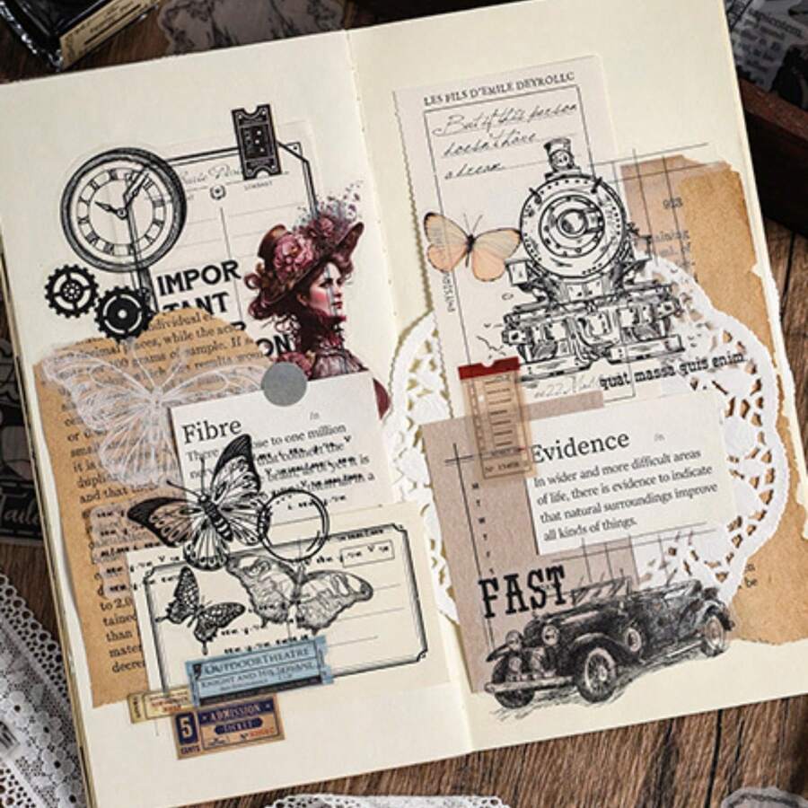 1 Pack 20 Sheets Black Ink/White Ink Stickers, Water-Resistant Sulfuric ...