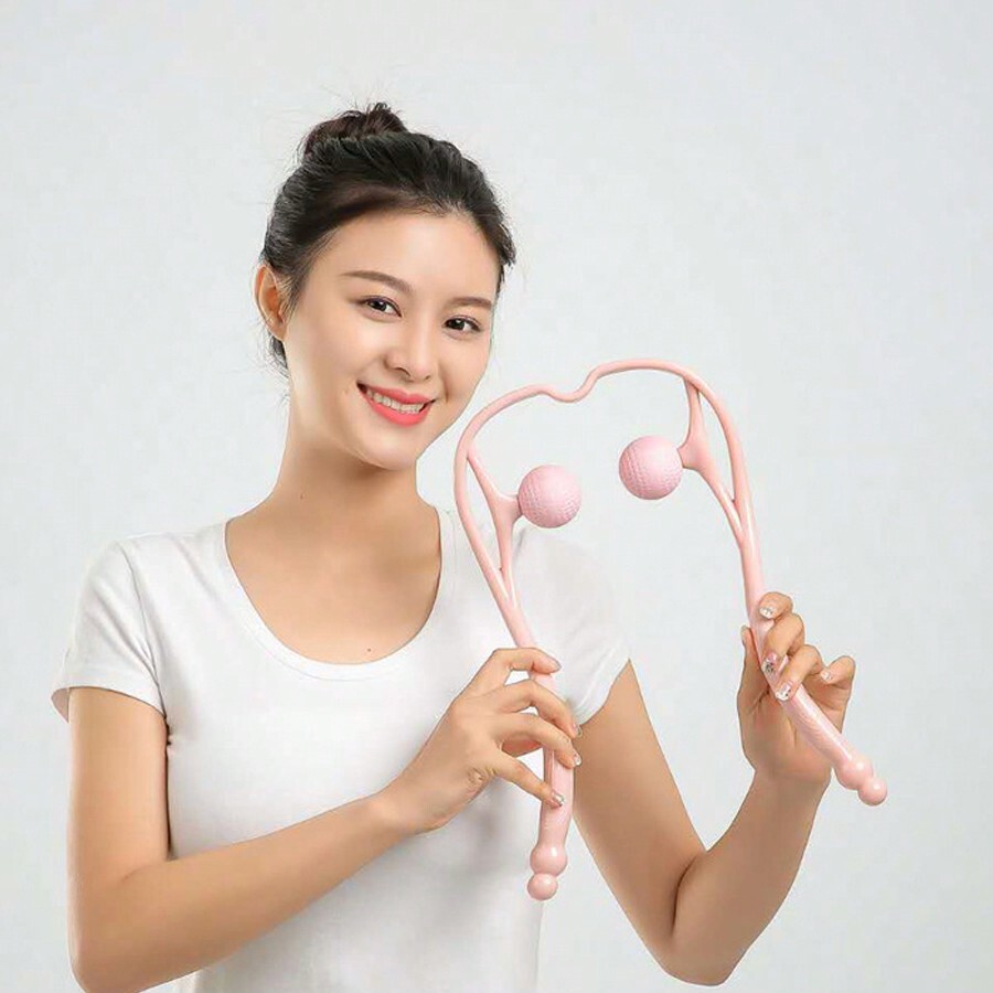 1pc Manual Neck Massager Knead Fitness Mini Handheld Neck Massager ...