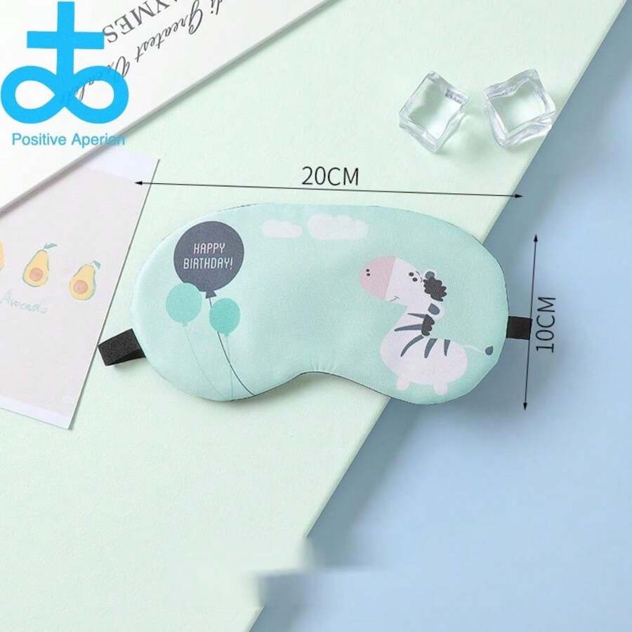 1pc Cute Sleep Eye Mask, Light Blocking And Breathable To Relieve Eye ...