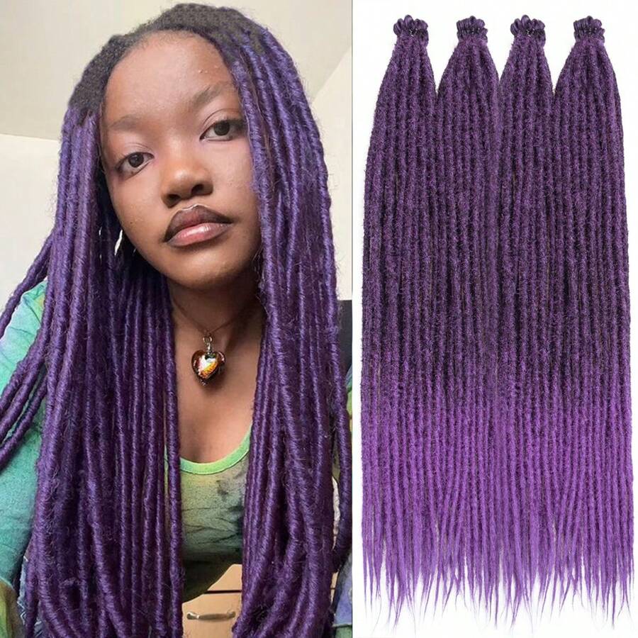 22 Inch Dreadlocks Extensions Goddess Locs Crochet Hair For Women 10 ...