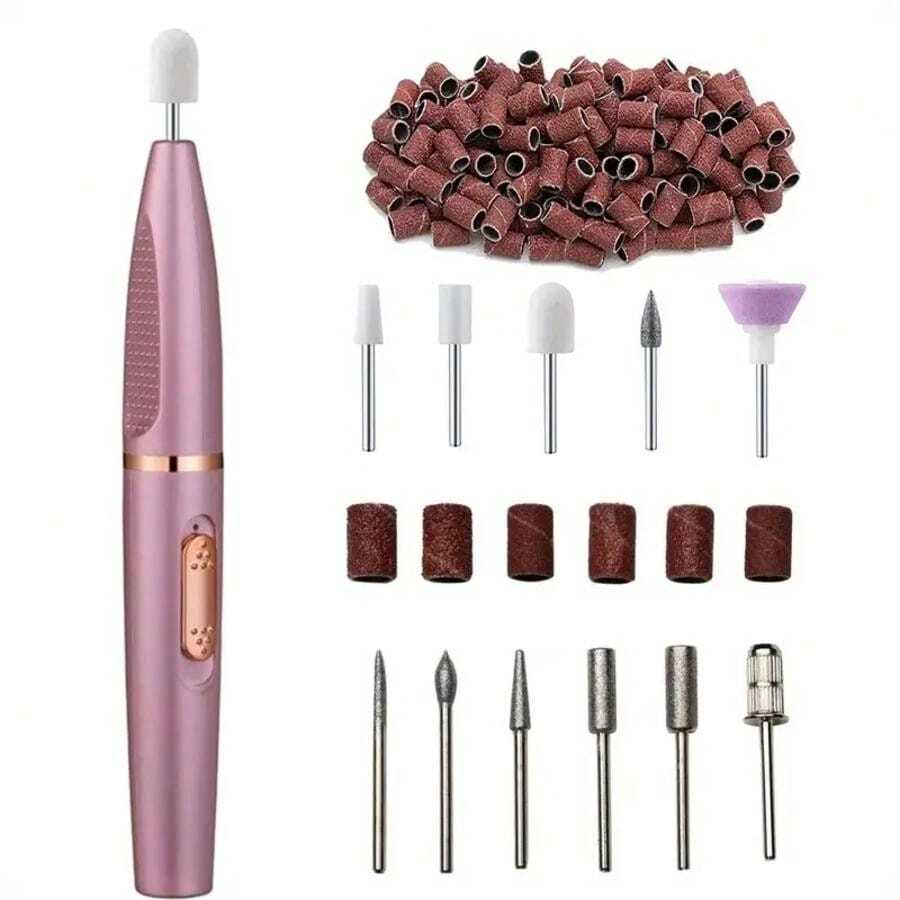 Portable Electric Nail Drill Set For Professional Manicure And Pedicure ...