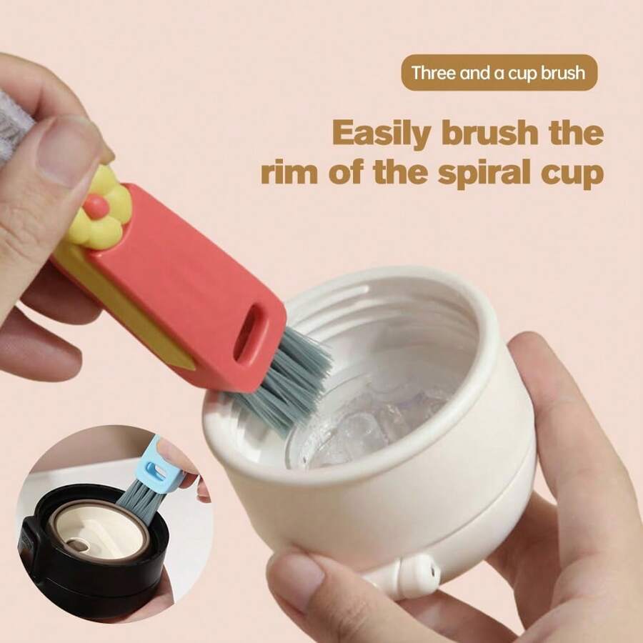 3 In 1 Cup Lid Cleaning Brush, 2024 New Crevice Cleaning Brush For ... 3 In 1 Cup Lid Cleaning Brush, 2024 New Crevice Cleaning Brush For ...