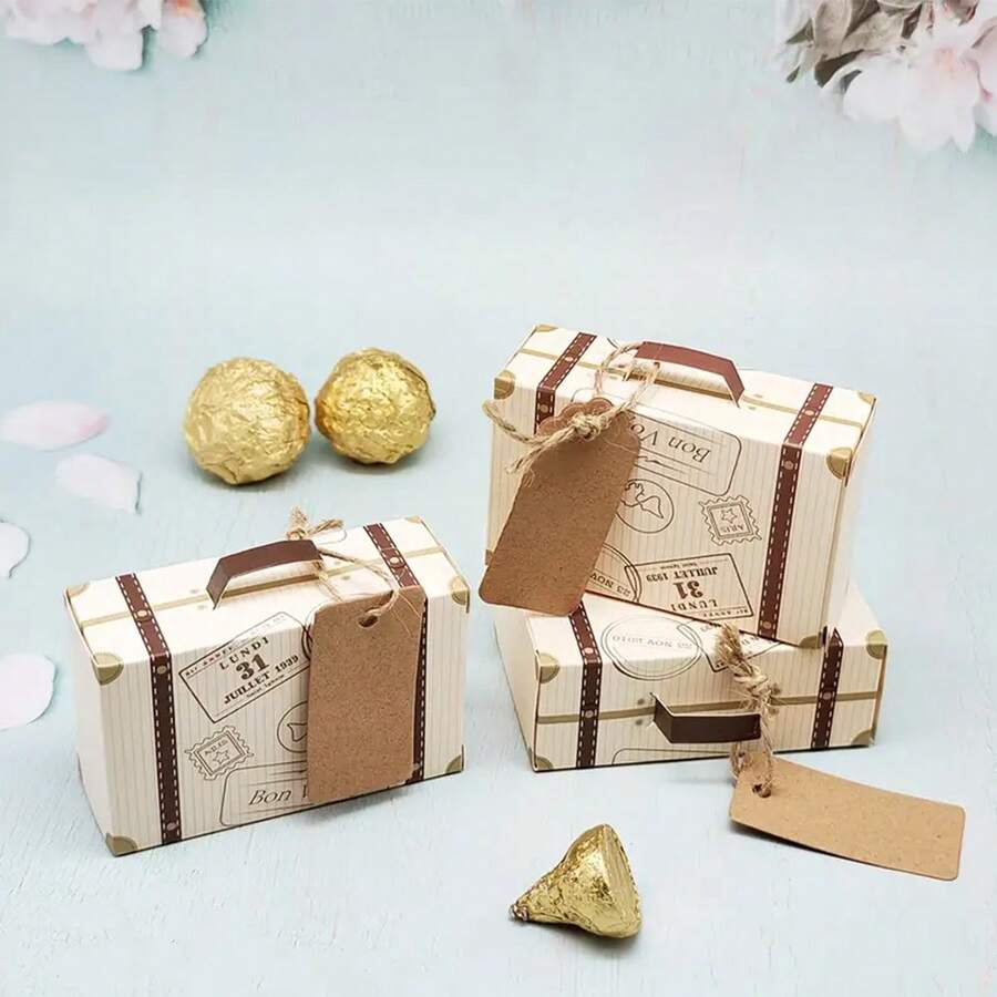 Set Of 5 Mini Suitcase Gift Boxes - Perfect Choice For Festival And ...