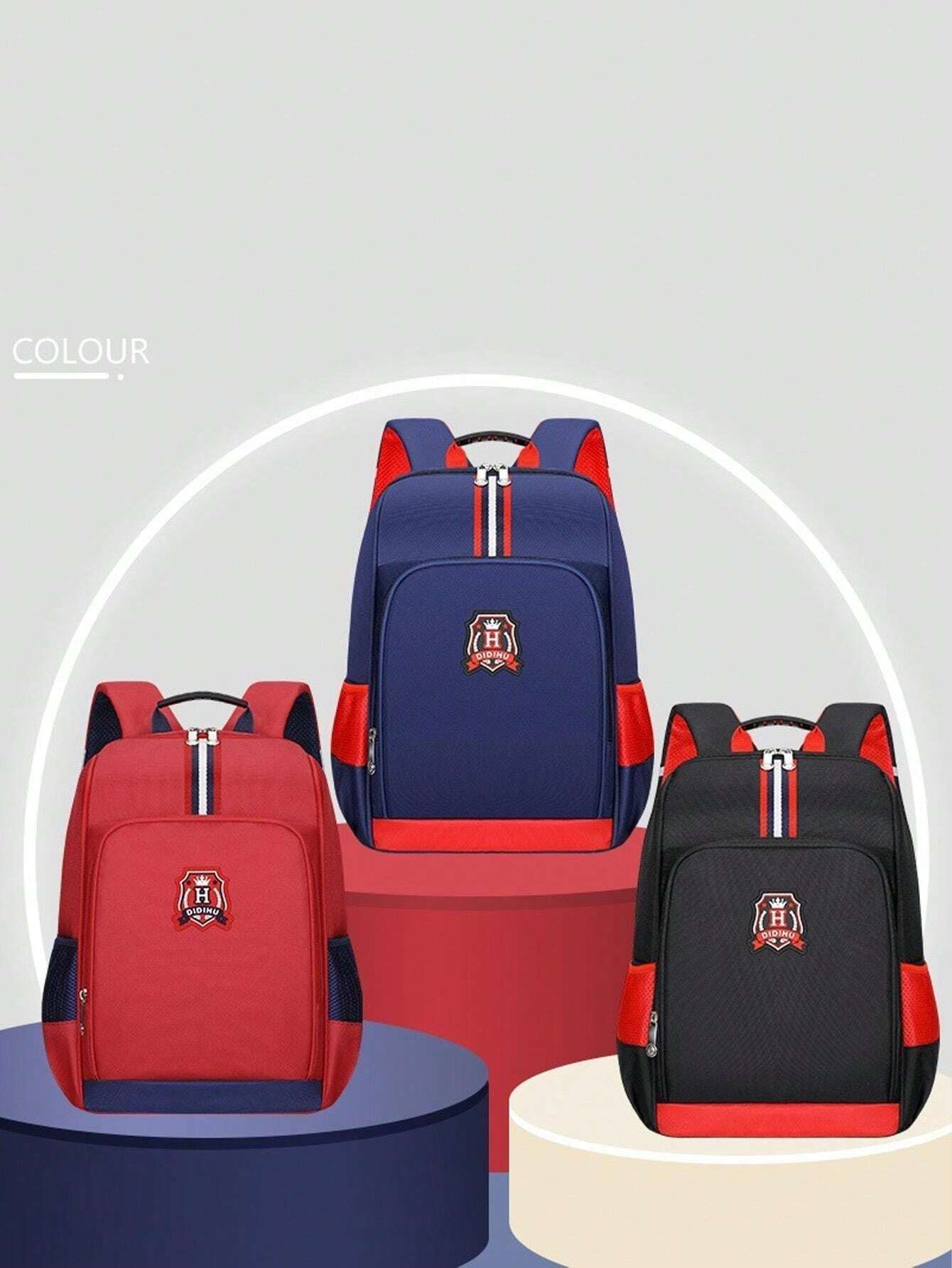 British College Style Waterproof Small Backpack With Letters Printing ...