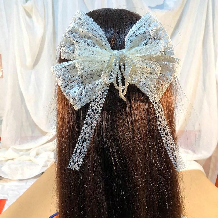 (One Piece) 101 Original Design Hollow Out Bow Hair Clip Elegant Style ...