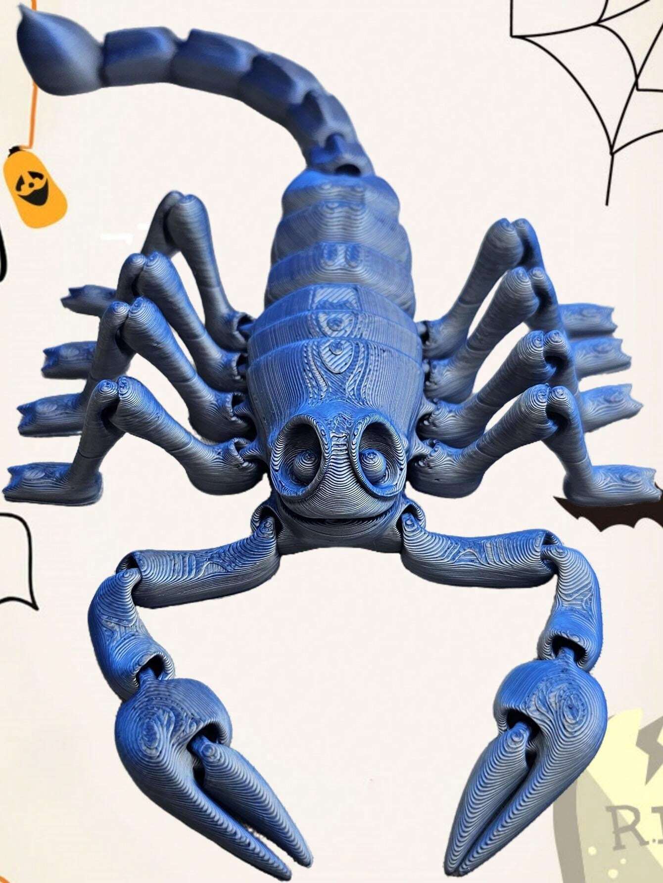 3d Printed Hinged Scorpion Toy Model Ornaments Joints Can Be Moved ...