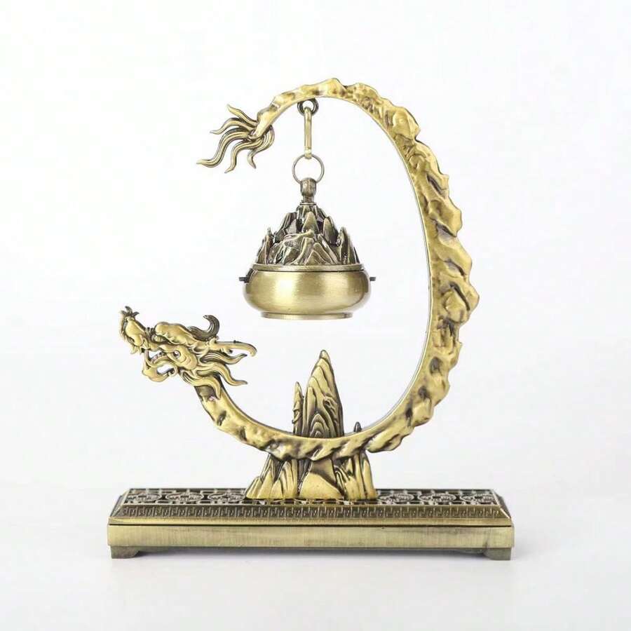 Dragon-Shaped Hanging Incense Burner With Backflow Function ...