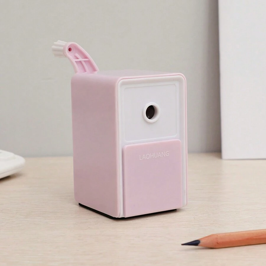 1pc Automatic Lead Pencil Sharpener With Manual Penholder, Hand-Cranked ...