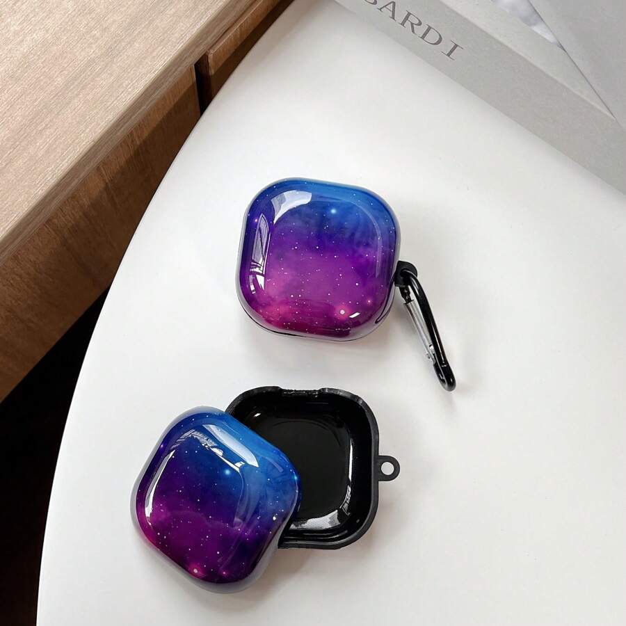Starry Sky Pattern TPU Earbuds Case Fit Designed Compatible With ...